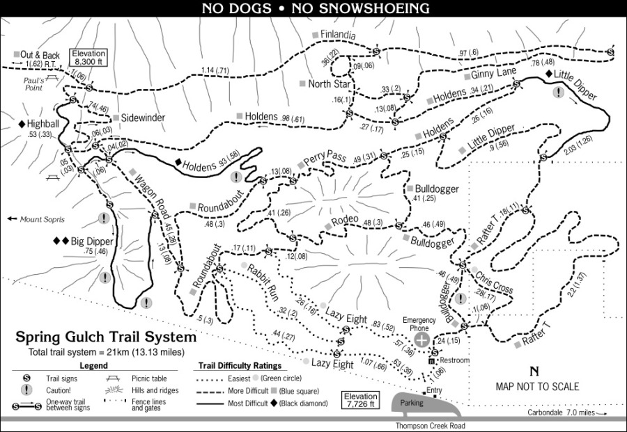 Spring_Gulch_XC_Map - Aspen Trail Finder