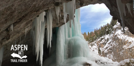 Lower Ice Cave in Rifle Mountain Park - Aspen Trail Finder